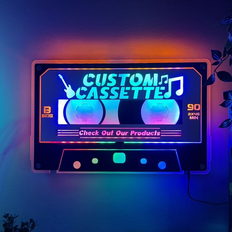 Cassette Tape Light - Etsy