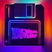 Back to the Future Illuminated Sign Floppy Disk Retro Design Back to ...
