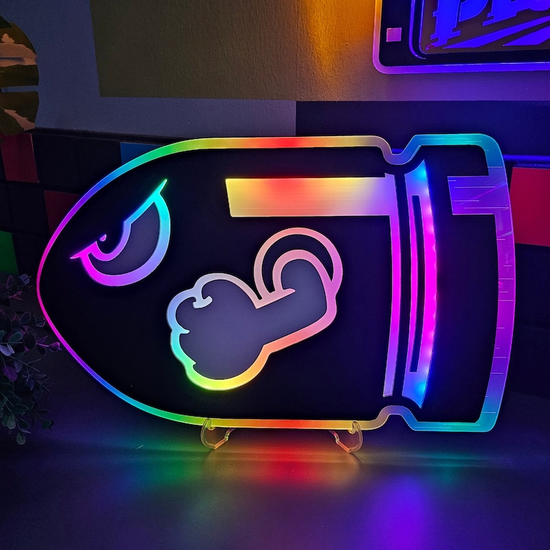 Mario Led Lamp - Etsy