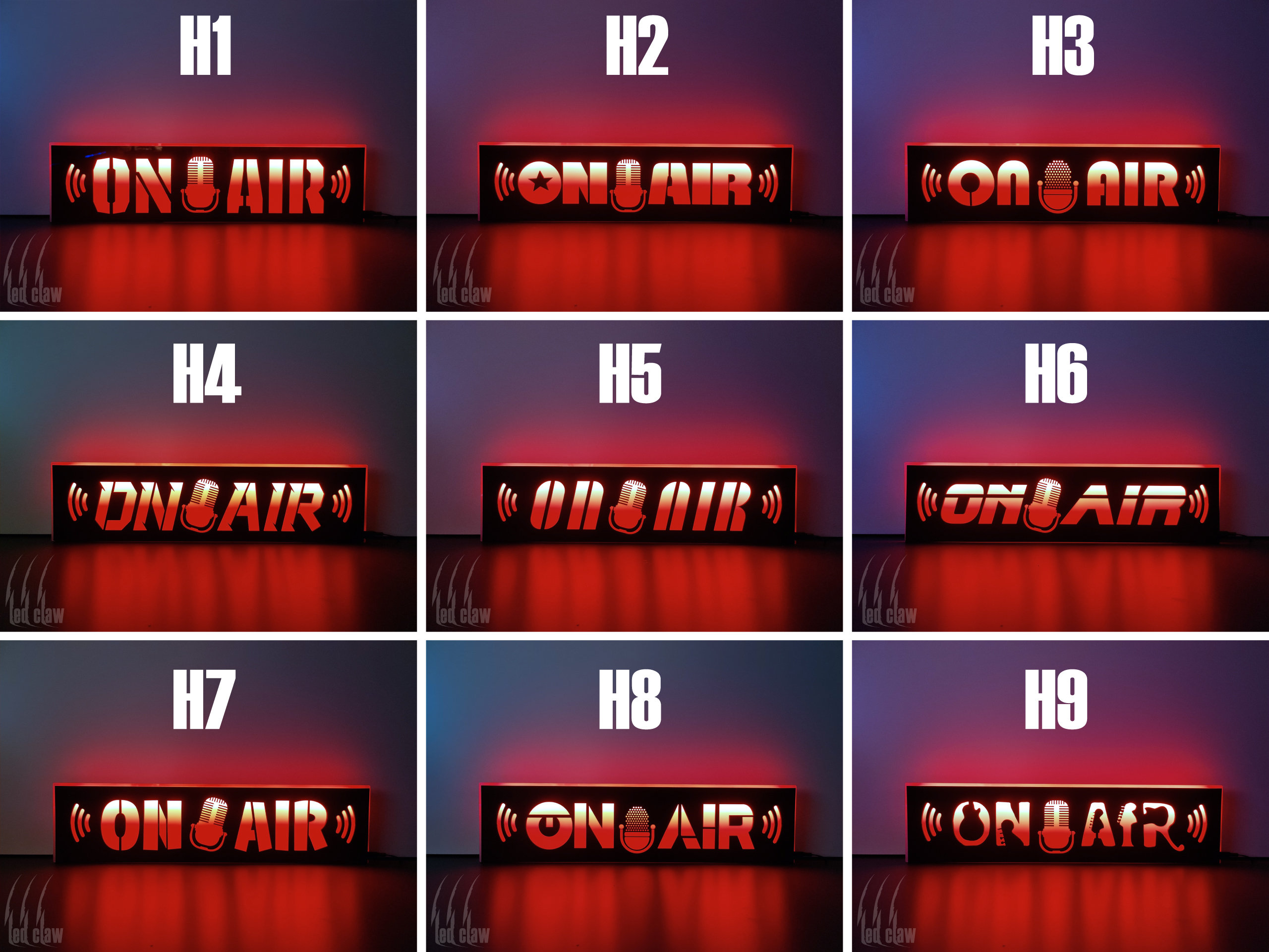 ON AIR Sign Color Changing ARGB Option Eye Catcher on - Etsy