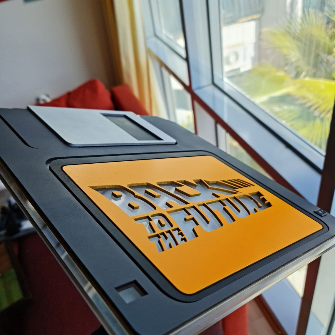 Back to the Future Illuminated Sign Floppy Disk Retro Design | Etsy