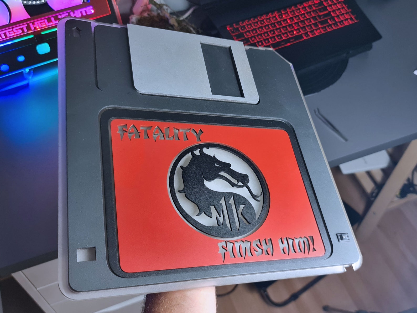Mortal Kombat Floppy Disk Night Light Retro Gaming Game Play - Etsy