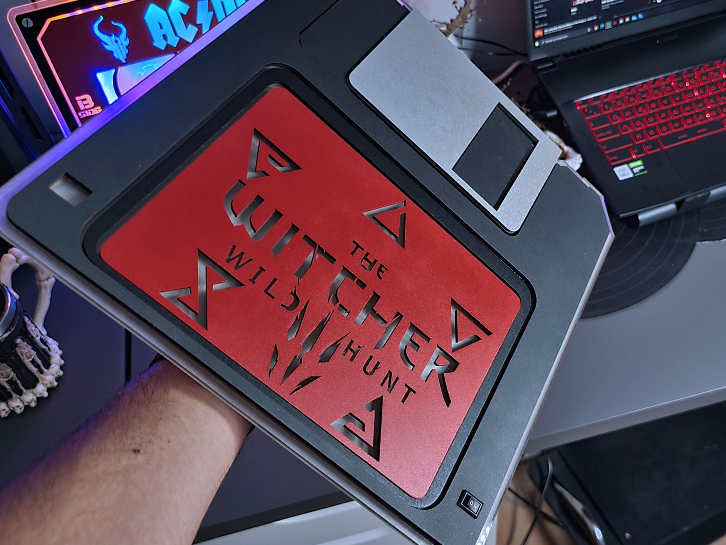 Witcher Led Lighted Sign for Gamers Gift for Geek Aard | Etsy