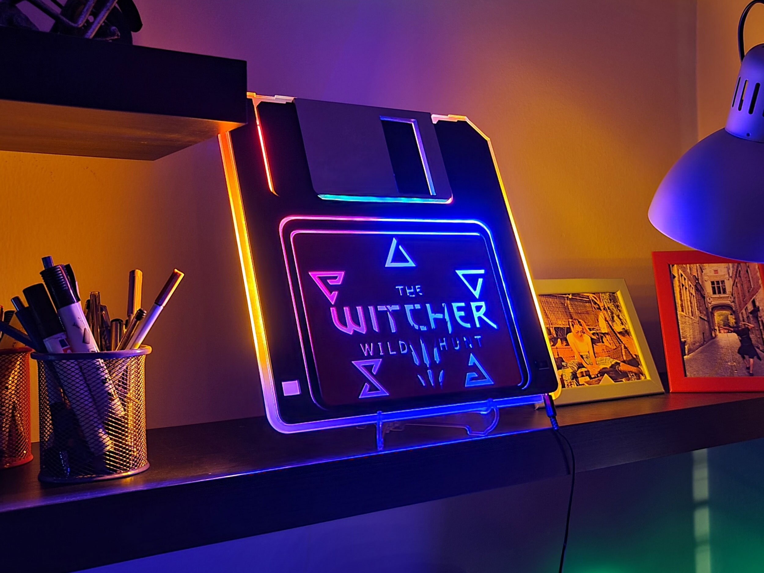 Witcher Led Lighted Sign for Gamers Gift for Geek Aard | Etsy