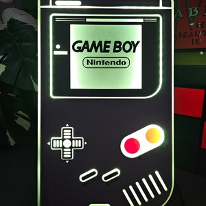 Changable Animated GAMEBOY Light up Nintendo Neon Sign Great Gift for ...