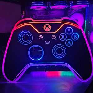 Video Game XBOX Controller W/animated Lights Gift for Gamers ARGB ...