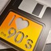 I Love 90s Led Wall Sign With Floppy Disk Concept Retro & - Etsy