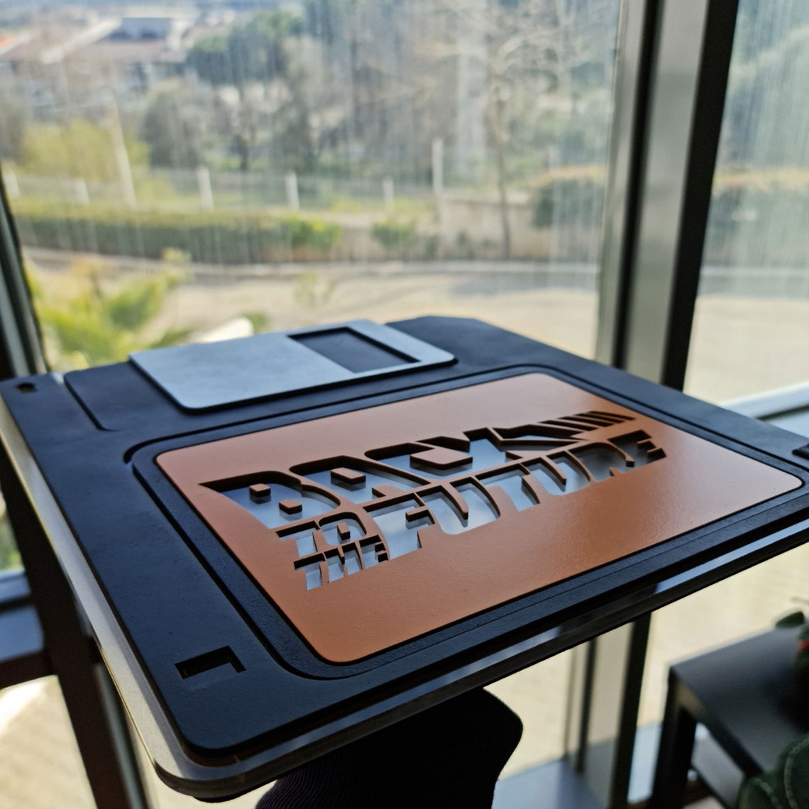 Back to the Future Illuminated Sign Floppy Disk Retro Design | Etsy