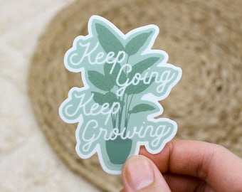 Keep Growing Sticker - Etsy