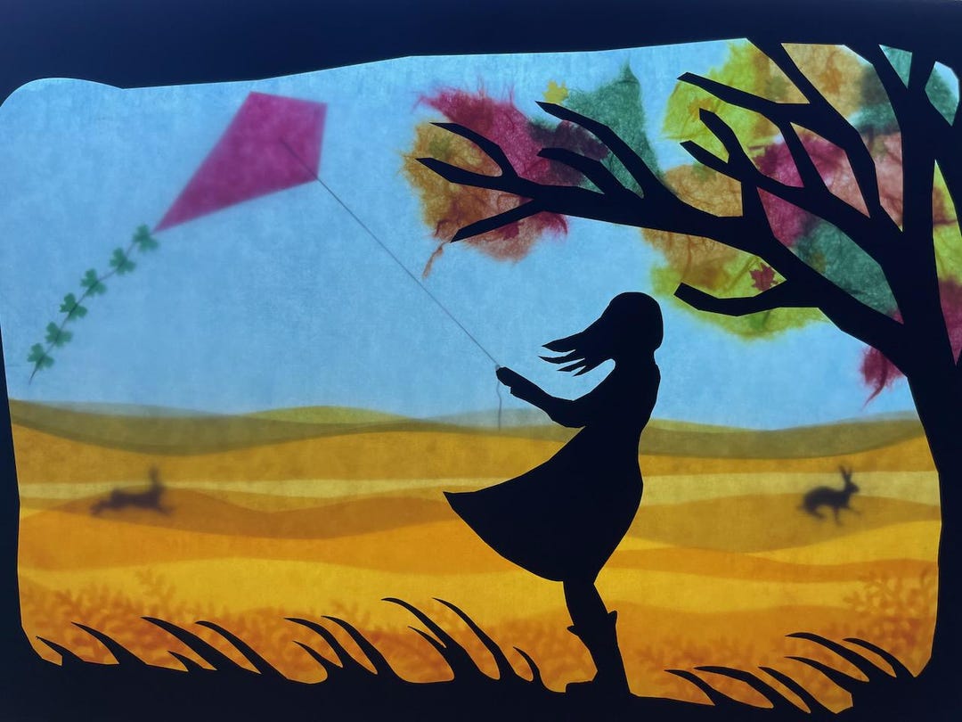 Kite Flying Autumn / Waldorf / Forest / Transparent / Kites Rise ...