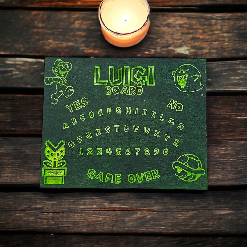 Luigi Board Ouija Board Magnet - Etsy