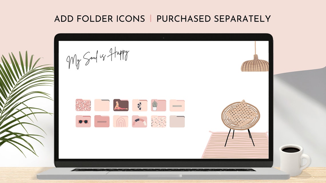 Digital Desktop Organizer Wallpaper Screensaver. relax in - Etsy