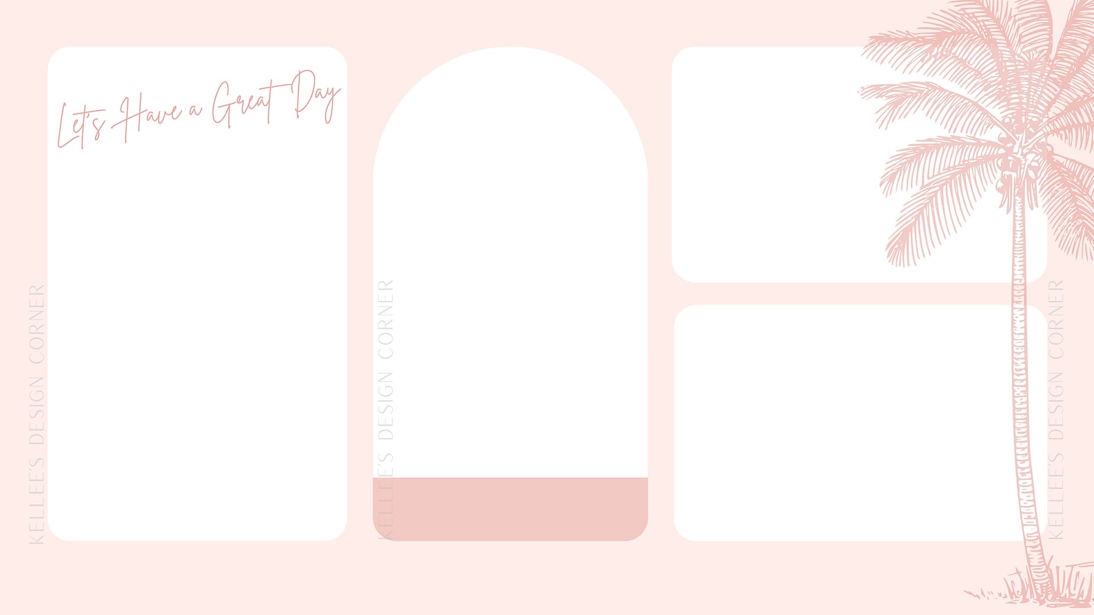 Digital Desktop Organizer Wallpaper Screensaver. palm - Etsy