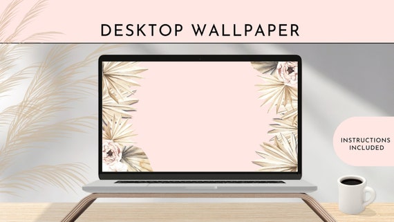 Digital Aesthetic Desktop Organizer windows and Mac | Etsy