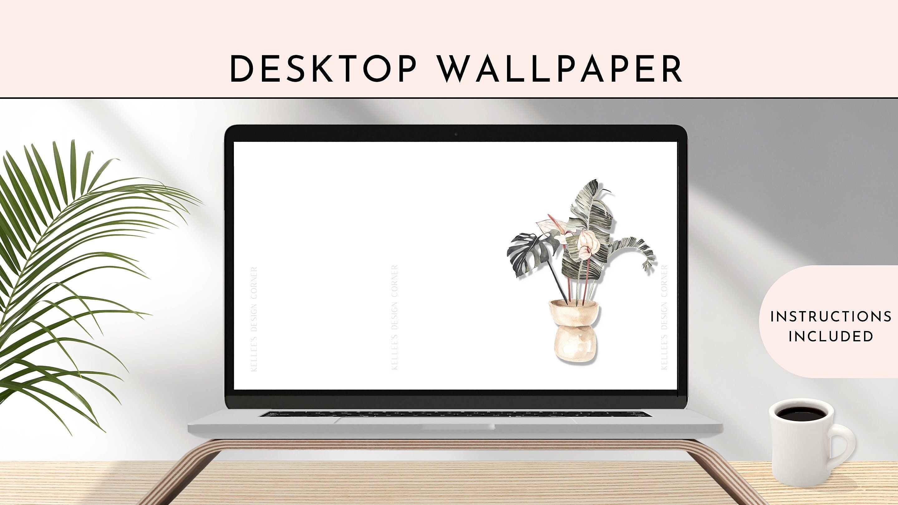 Mac, Windows Digital Aesthetic Desktop Organizer - Wallpaper ...