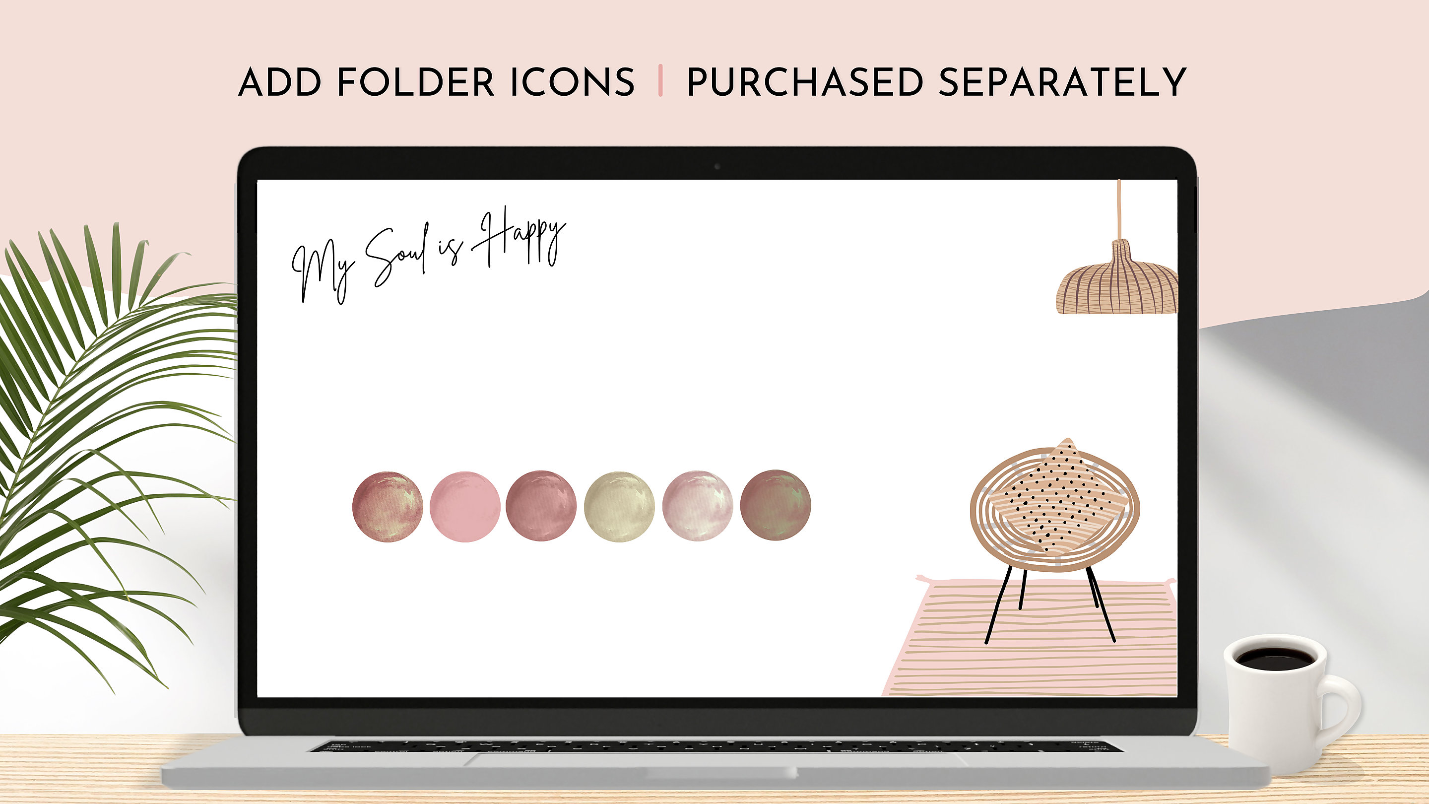 Digital Desktop Organizer Wallpaper Screensaver. relax in - Etsy