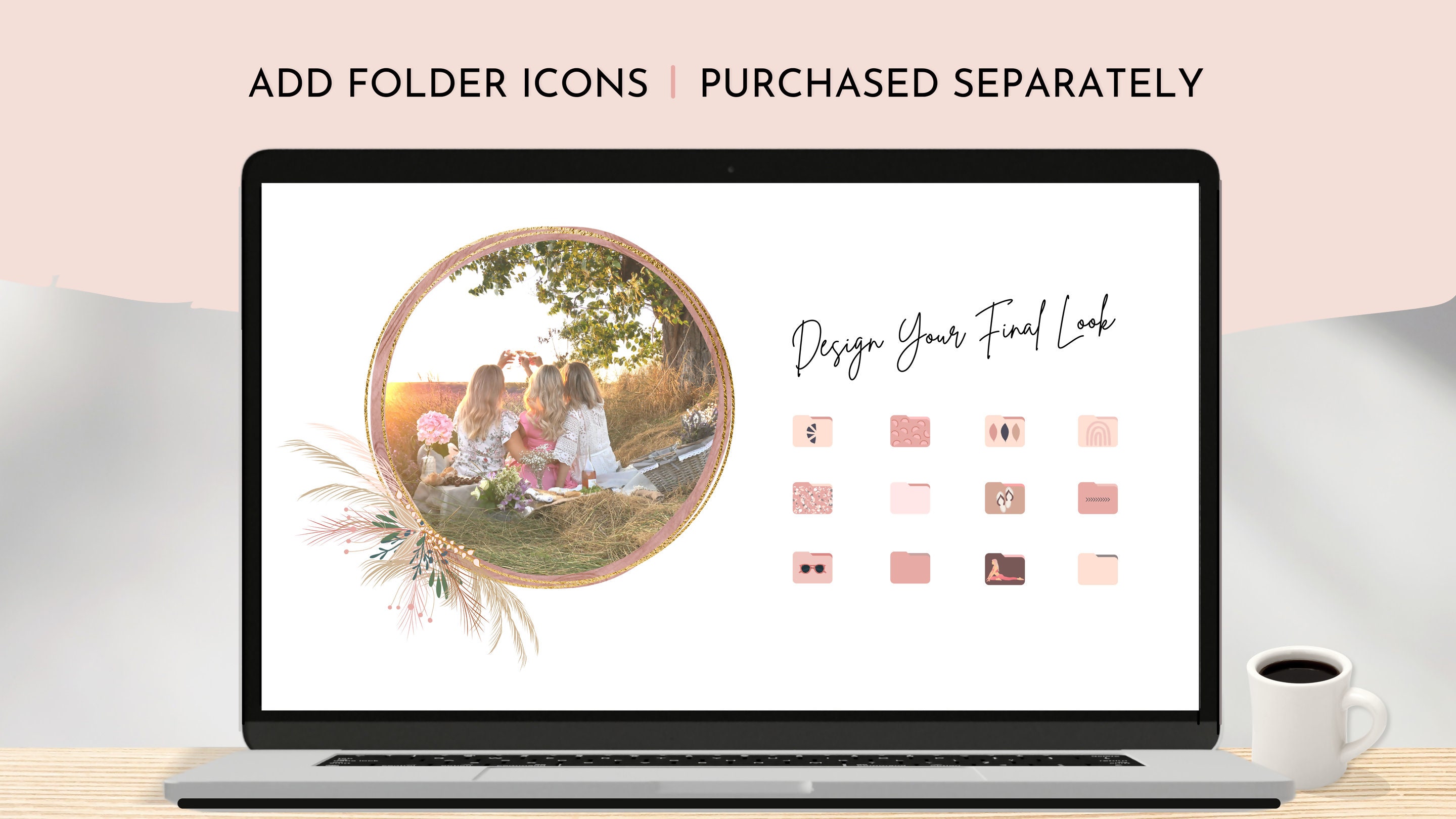 Personalized Digital Desktop Wallpaper - Organizer (boho 3) - Etsy