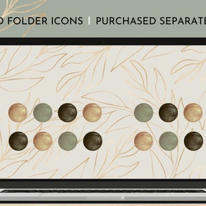 Digital Desktop Organizer - Wallpaper - Screensaver. (olive Foil Leaf ...