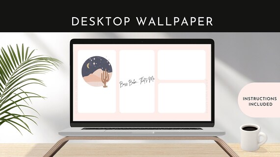 Digital Wallpaper Desktop Organizer Screensaver. starry - Etsy