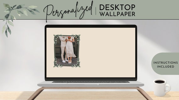 Personalized Digital Desktop Wallpaper Organizer Mac / | Etsy