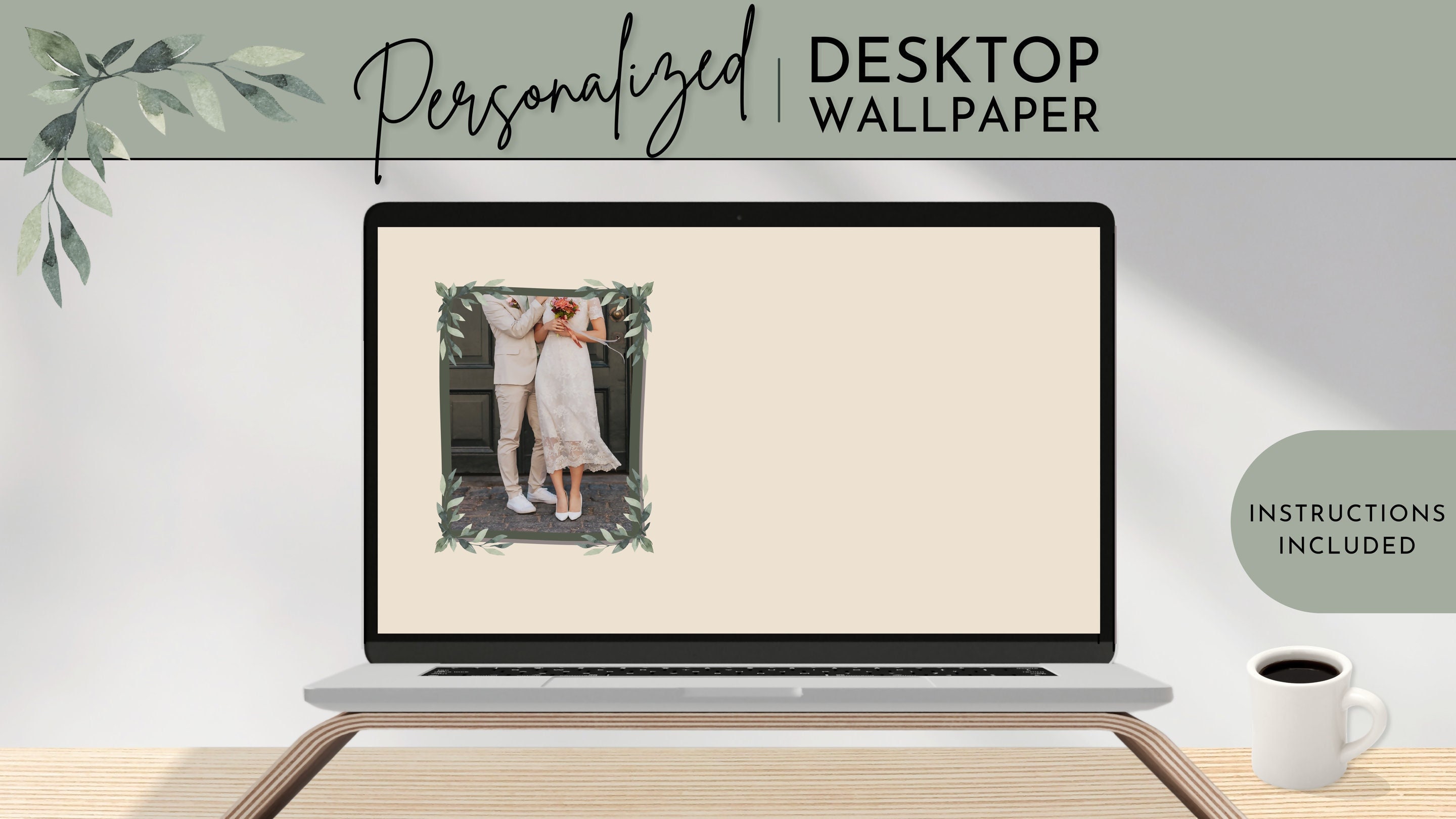 Personalized Digital Desktop Wallpaper - Organizer - Mac / Windows ...