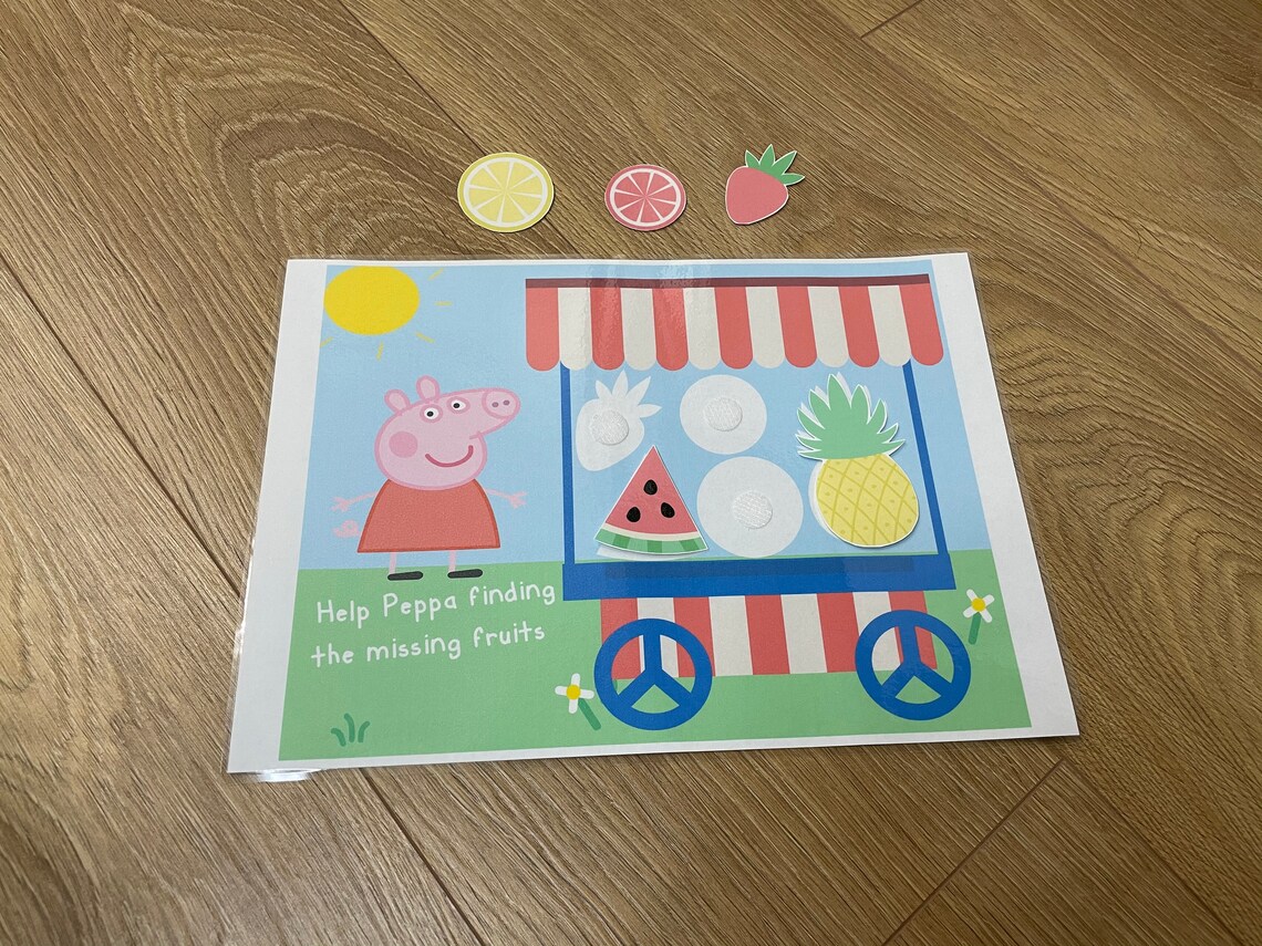 DIGITAL Peppa Pig Busy Book Quiet Book Printable/kids | Etsy