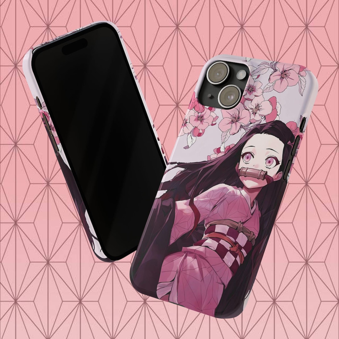 Nezuko Demon Slayer Phone Case, Slim Phone Case, Anime Phone Cover ...
