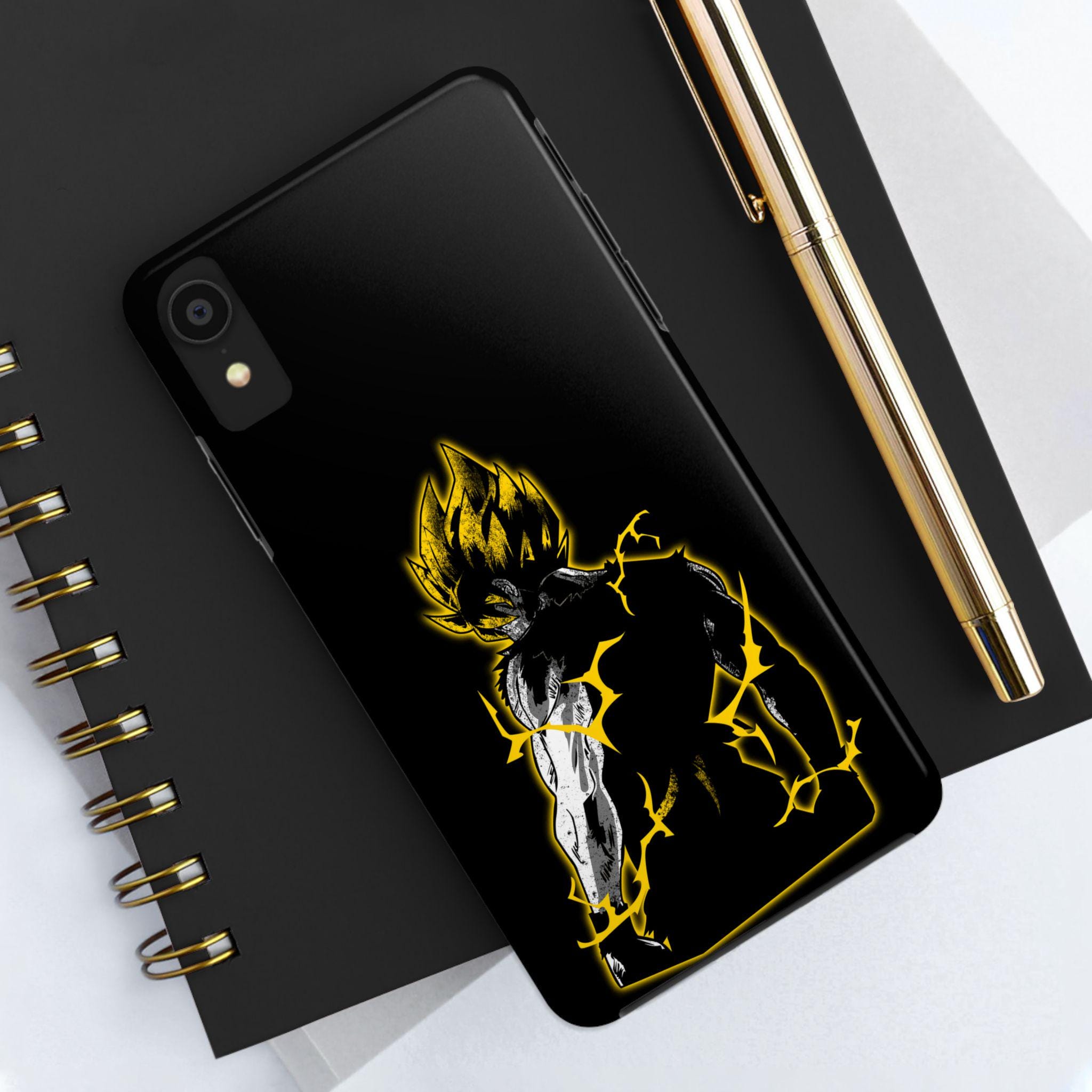 Dragon Ball Goku Super Saiyan Tough Phone Case, Anime Character Black ...
