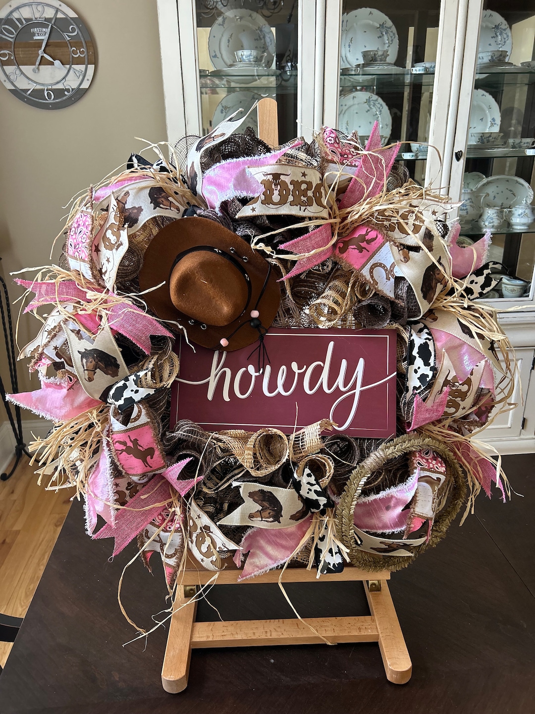 Howdy Wreath, Rodeo Wreath, Cowgirl Wreath, Cowgirl Swags, Howdy Swags ...