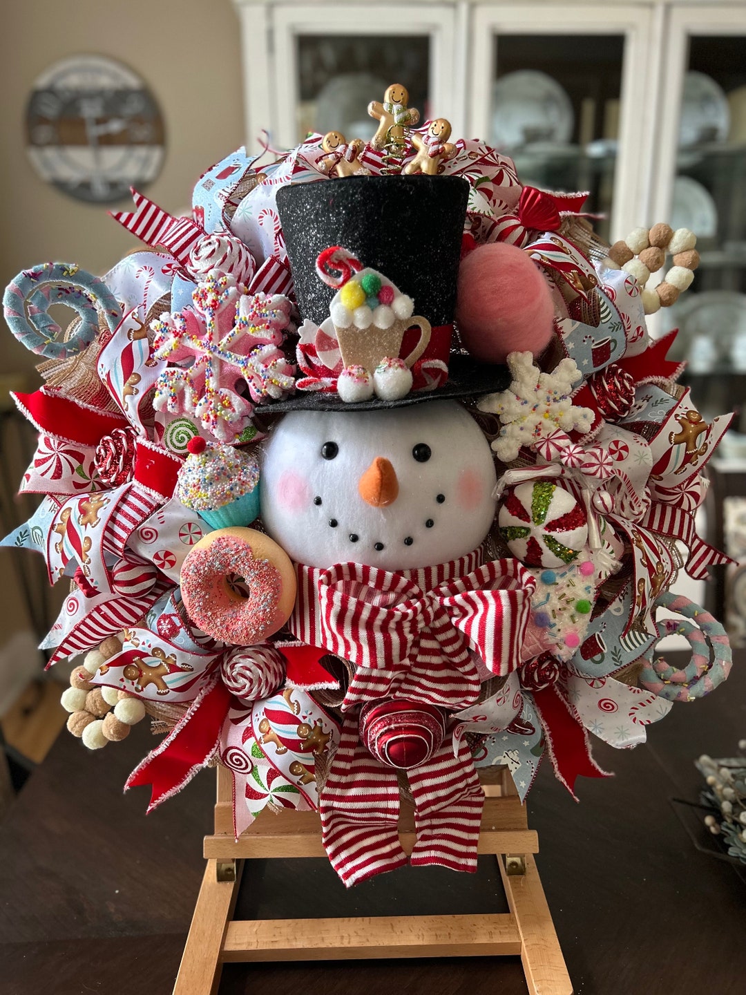 Gingerbread Wreaths, Gingerbread Swags, Hot Cocoa Wreaths,snowman Swag ...