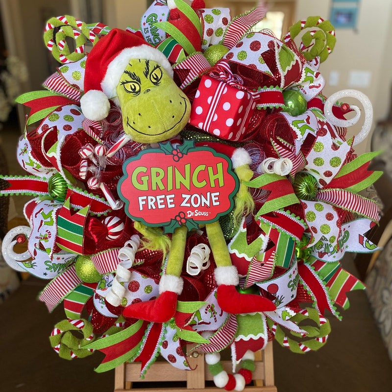 Grinch Garland - Etsy