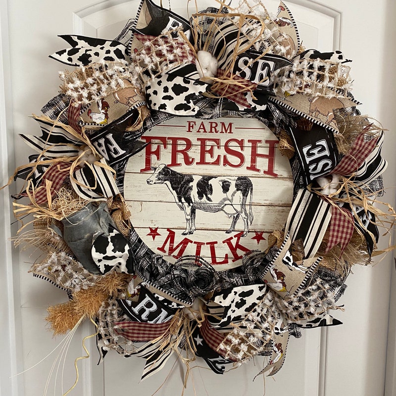 Farmhouse Wreath - Etsy