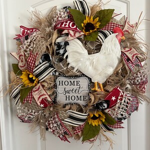 Farmhouse Wreaths, Farmhouse Swags, Rooster Wreaths, Rooster Swags ...