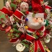 Santa Claus Wreath, Santa Swag, Santa Claus Swag, Christmas Wreath ...