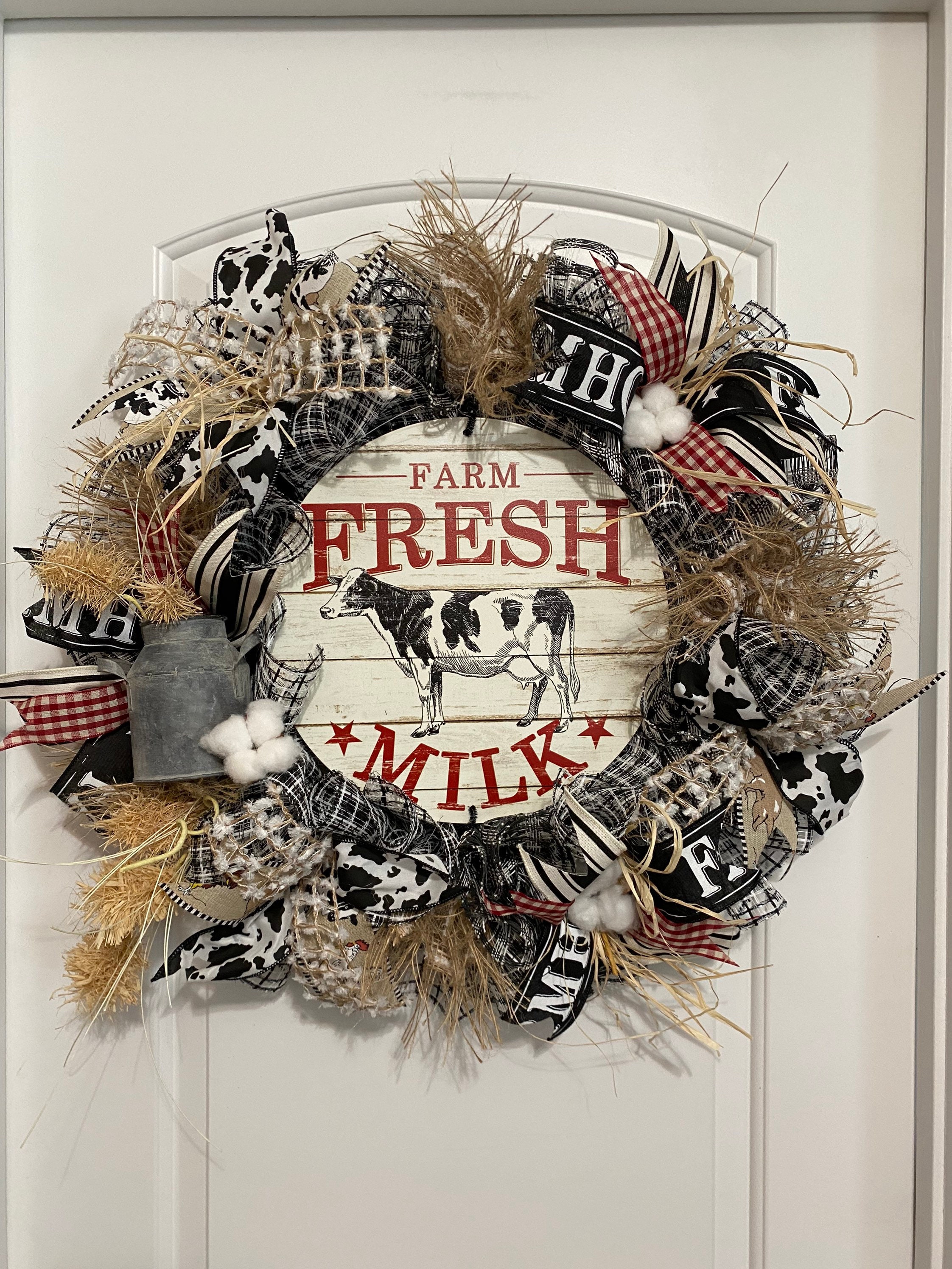 Farm Fresh Farmhouse Wreath Farmhouse Wreath Farmhouse - Etsy