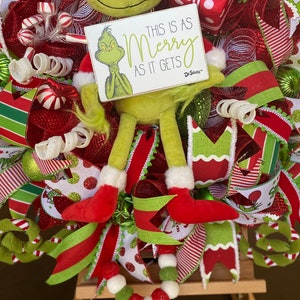 Grinch Wreaths, Grinch Swags, Grinch Decor, Grinch Decorations, Grinch ...