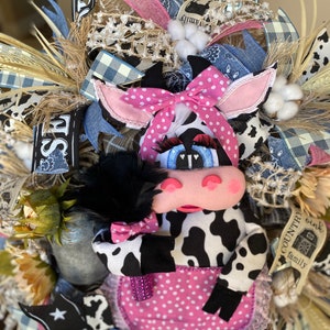 Farmhouse Wreaths, Farmhouse Swags, Cow Wreaths, Cow Swags, Farmhouse ...