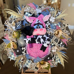 Farmhouse Wreaths, Farmhouse Swags, Cow Wreaths, Cow Swags, Farmhouse ...