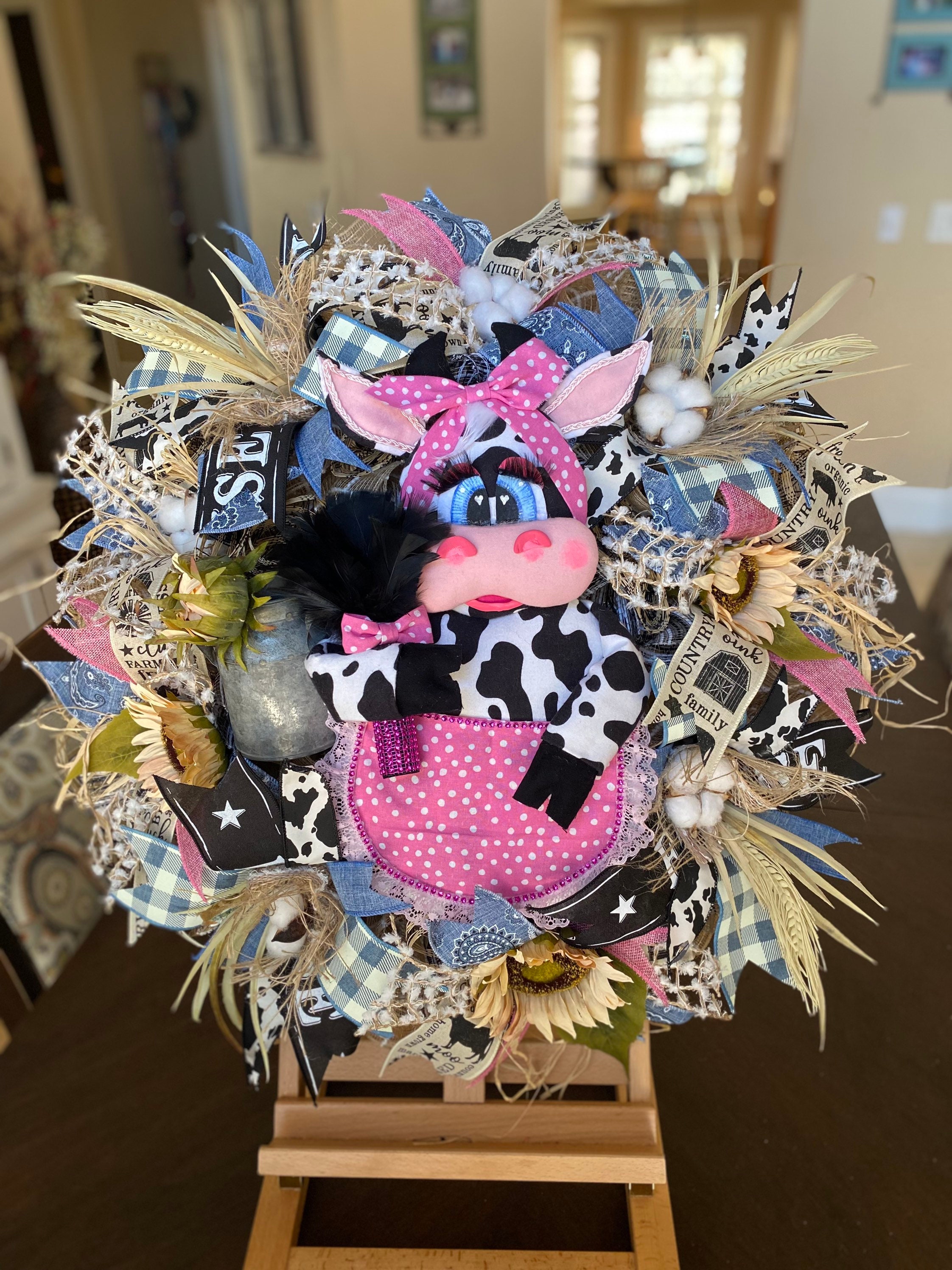 Farmhouse Wreaths, Farmhouse Swags, Cow Wreaths, Cow Swags, Farmhouse ...