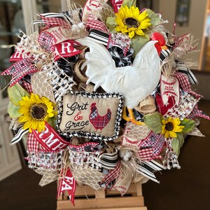 Farmhouse Wreaths, Farmhouse Swags, Rooster Wreaths, Rooster Swags ...