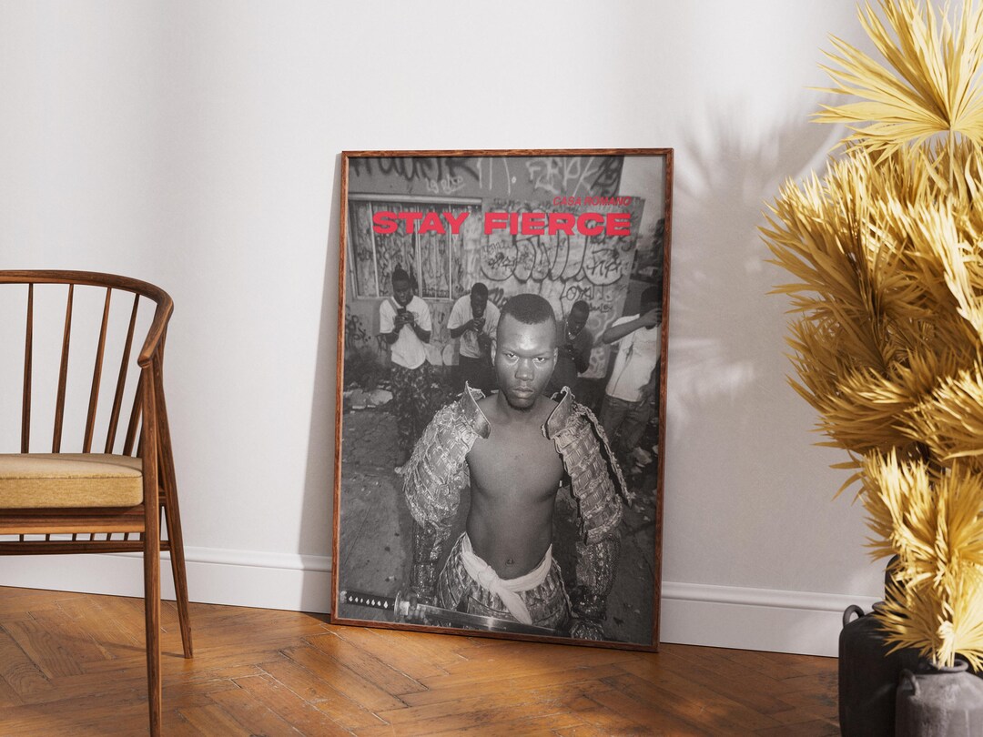 Stay Fierce - Aesthetic Wall Art - Hip Hop Style Poster - Vintage Hood ...