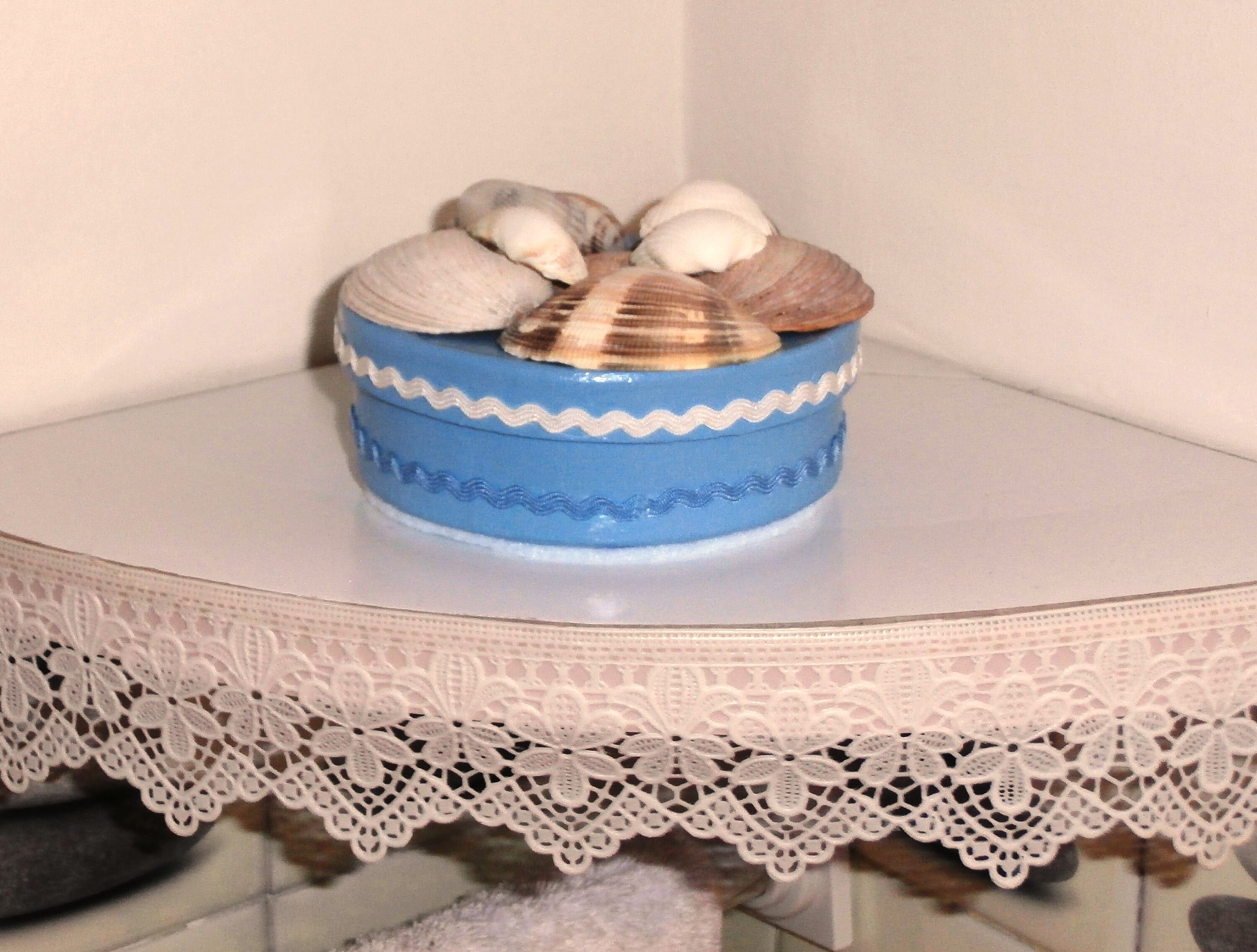 Small deco box beach house empty pockets decorative object | Etsy