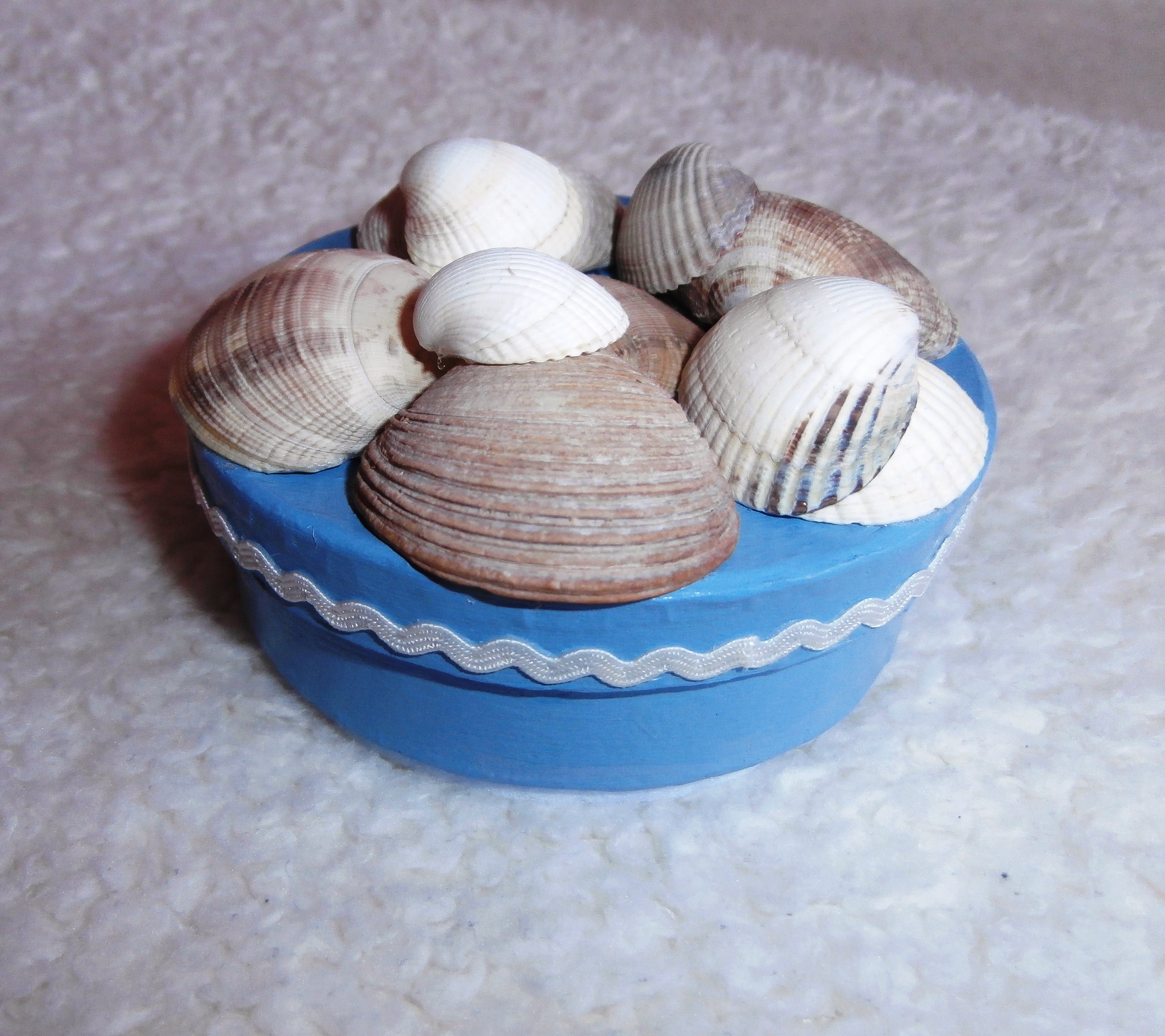 Small deco box beach house empty pockets decorative object | Etsy