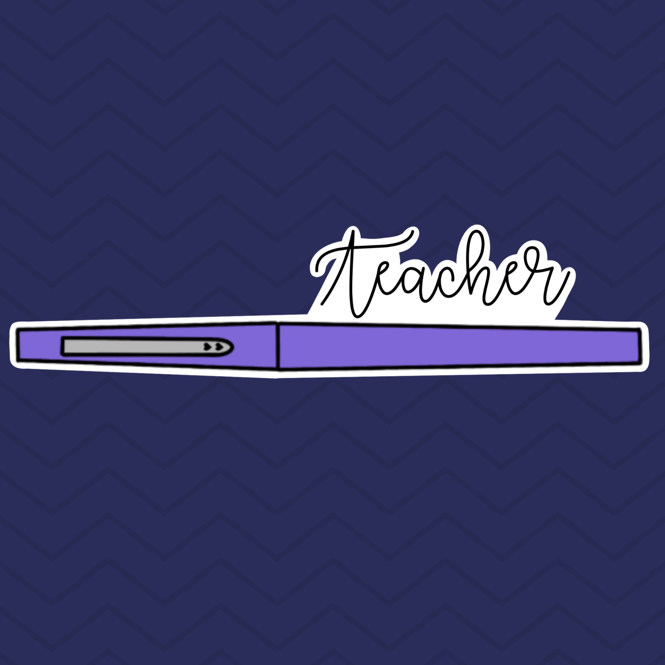 CUSTOMIZABLE Flair Pen Stickers Teacher Stickers Computer - Etsy