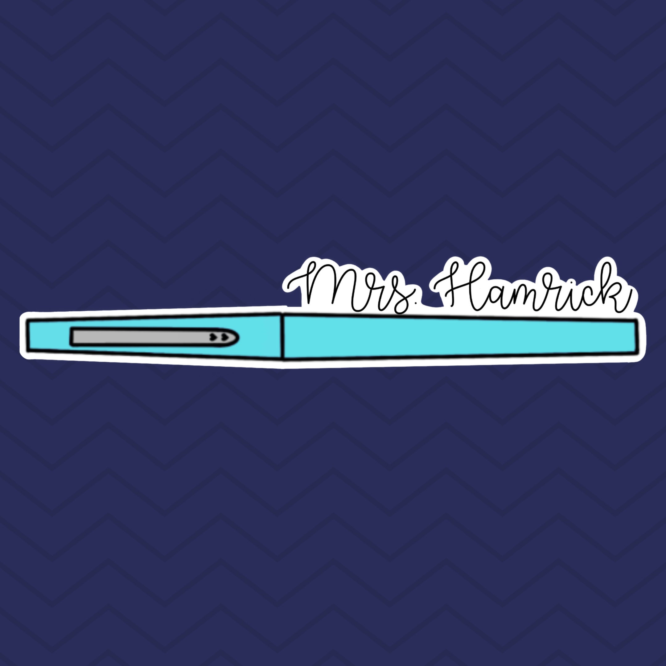 CUSTOMIZABLE Flair Pen Stickers Teacher Stickers Computer - Etsy