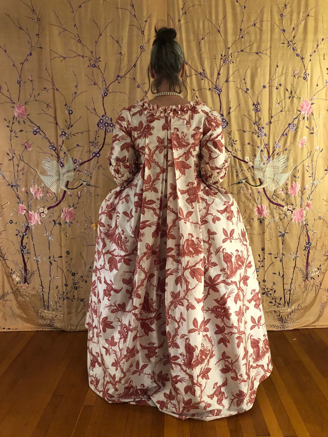 18th Century Style Robe a La Francaise Size 18 - Etsy