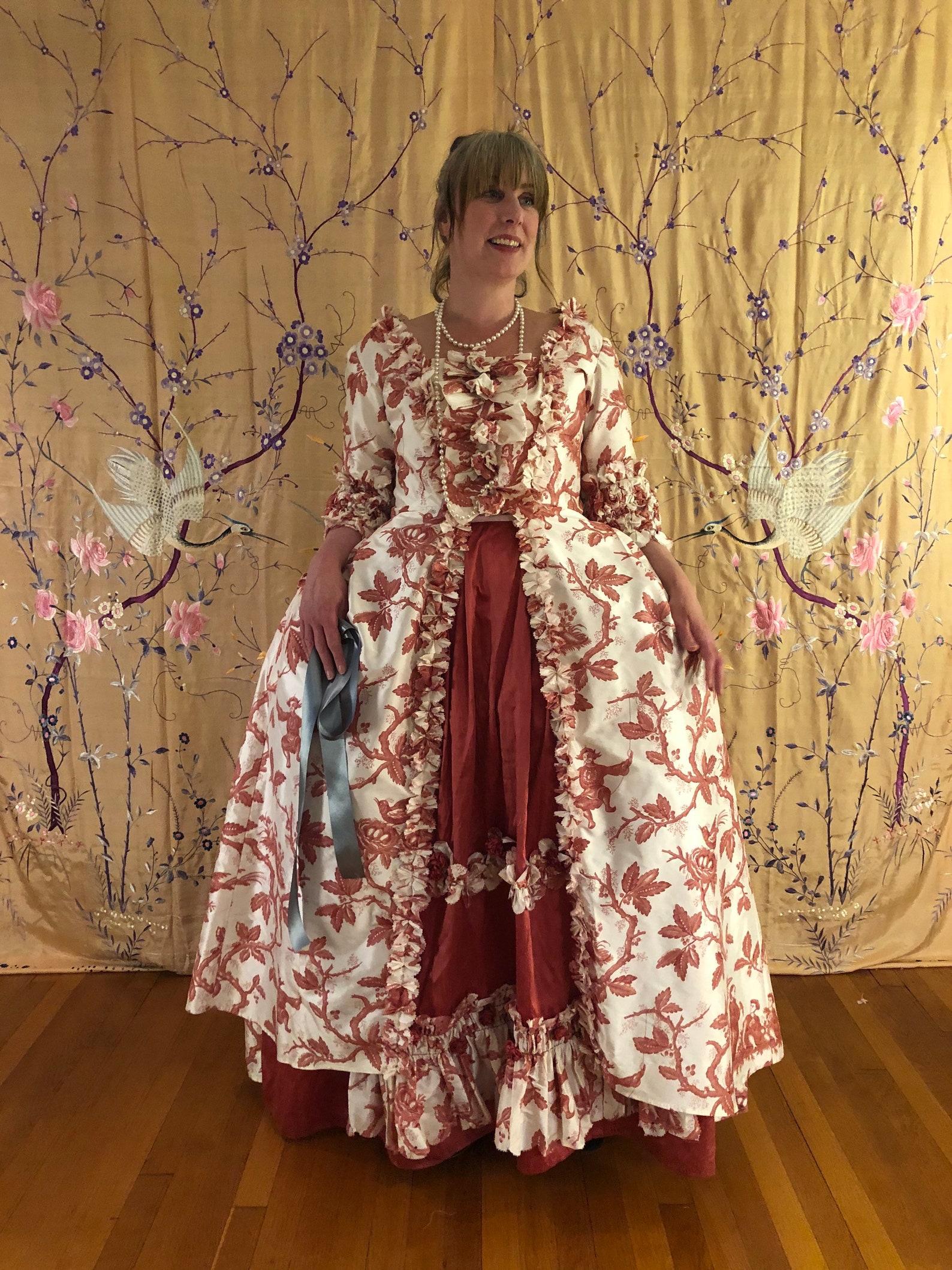 18th Century Style Robe a La Francaise Size 18 - Etsy UK