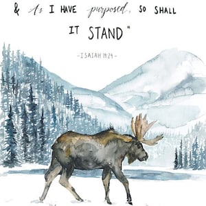 2025 Watercolor Wall Calendar With Original Artwork and Bible Scripture ...