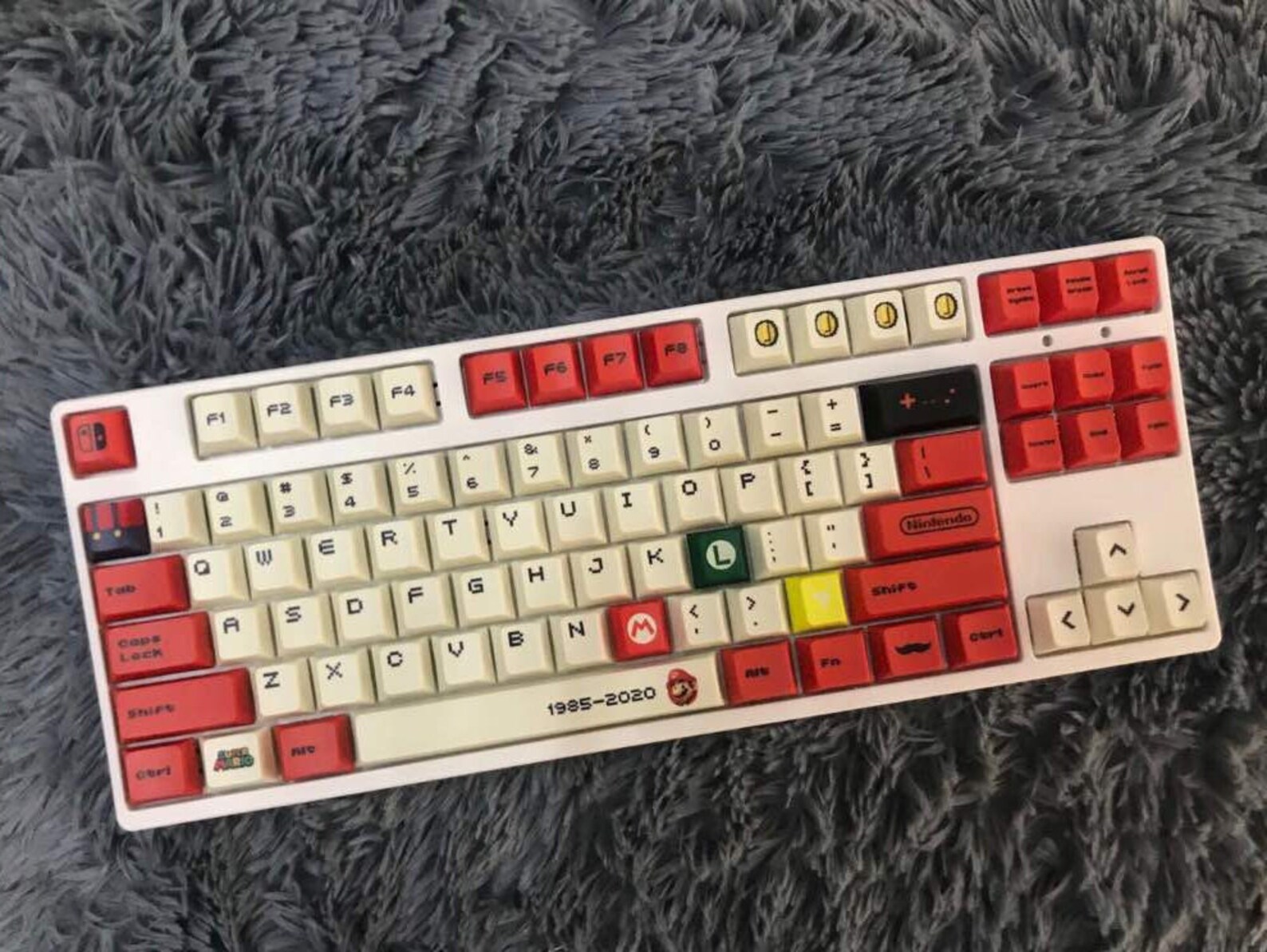Nintendo Super Mario PBT Keycap Set for Mechanical Keyboard | Etsy ...