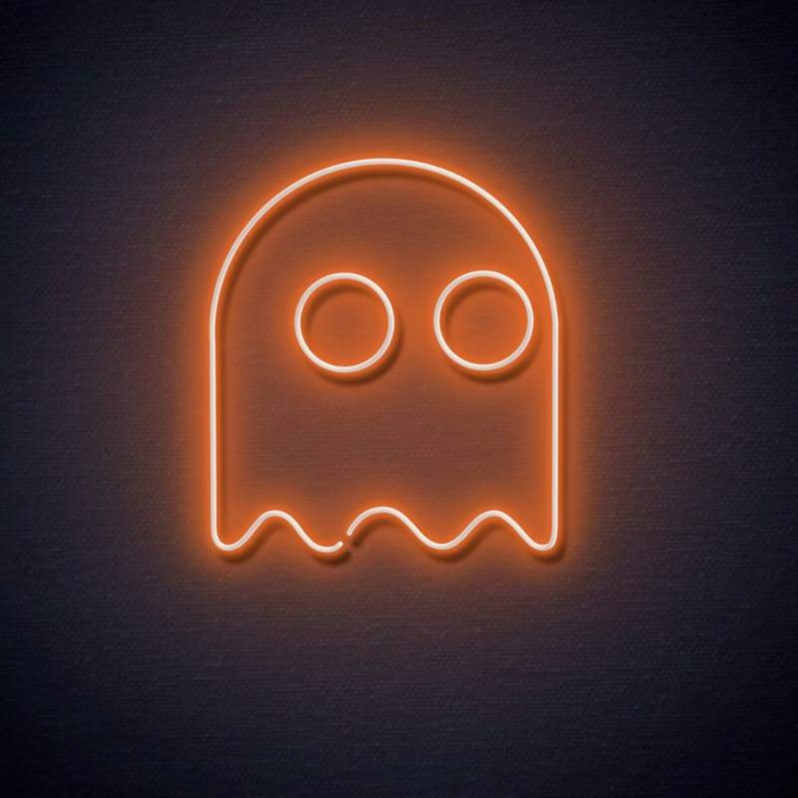 Neon Déco Vintage Neon Ghost Fantome neon Neon pac man | Etsy